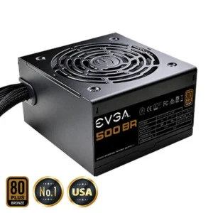 EVGA 500 BR - 80+ BRONZE 500W - Hard Line | Giá tốt 01/2025 | Trả Góp 0%