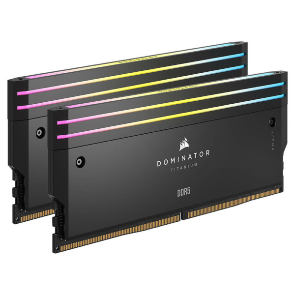 Corsair DOMINATOR TITANIUM RGB Black Heatspreader - 32GB (2x16GB) DDR5 ...